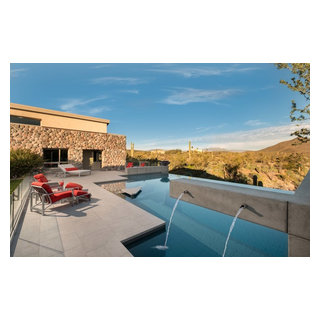 Concrete Casting - Contemporary - Pool - Phoenix - by Red Rock Pools ...