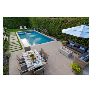 Concrete Pool and Spa - Markham - Contemporary - Pool - Toronto - by ...