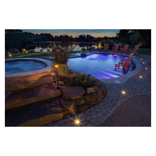 Contemporary Backyard with Pool - Contemporary - Pool - Cleveland - by ...