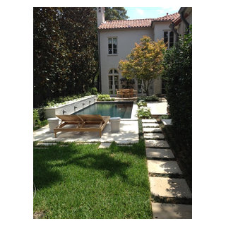 Contemporary Spanish / Mediterranean eclectic - Mediterranean - Pool ...