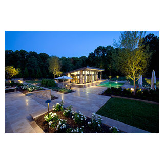 Contemporary Suburban Pool house - Contemporary - Pool - DC Metro - by ...