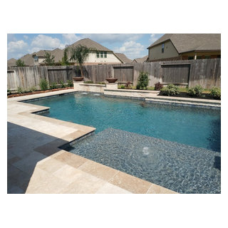 Conway Pool - Transitional - Pool - Houston - by Carnahan Landscaping ...