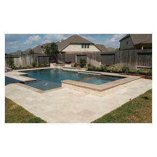 Conway Pool - Transitional - Pool - Houston - by Carnahan Landscaping ...