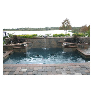 Conway-Spool - Transitional - Pool - Orlando - by Signature Pools Inc ...