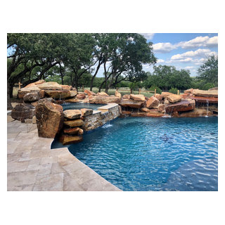 Cordillera Ranch Pool - Rustic - Pool - Austin - by Infinity Pools of ...