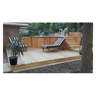 Cornelius Above Ground Pools - Traditional - Deck - Houston - by Cryer ...