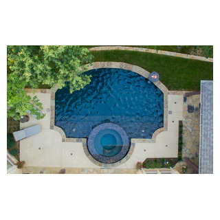 Cozy Symmetry In The Trees - Contemporary - Pool - Dallas - by Mike ...