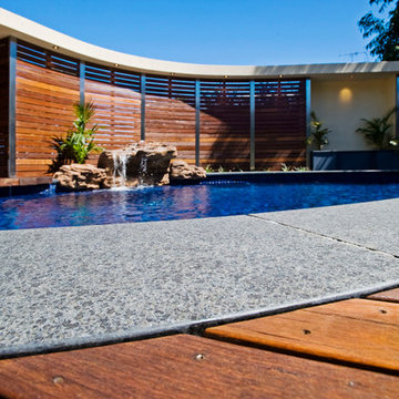 Curved Coping Stone - Photos & Ideas | Houzz