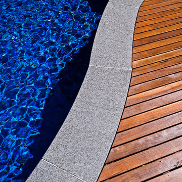 Curved Coping Stone - Photos & Ideas | Houzz
