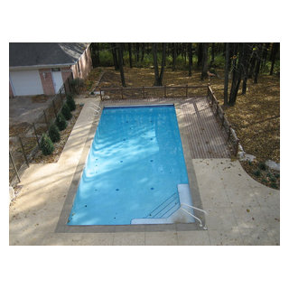 Curved Steps - Transitional - Pool - Cedar Rapids - by Power Concrete ...