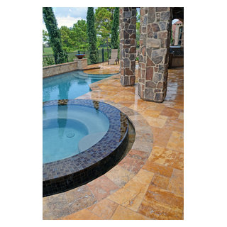Custom Beach Entry Pool - Beach Style - Pool - Houston - by Vollmer ...