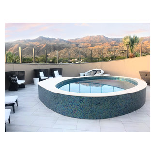 Custom Circular Spa - Contemporary - Swimming Pool & Hot Tub - Other ...