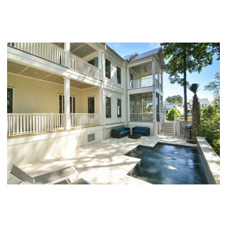Custom Contemporary Home - Contemporary - Pool - Charleston - by ...