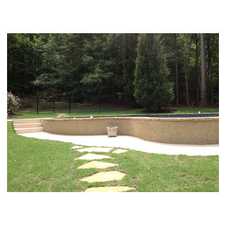 Custom Hilltop Concrete Pool in Newnan, Ga - Modern - Pool - Atlanta ...