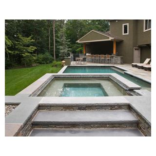 Custom Outdoor Oasis - Contemporary - Pool - Philadelphia - by ...