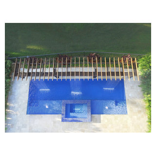 Custom Pool & Spa with Pergola in Boca Raton, Florida - Modern - Pool ...