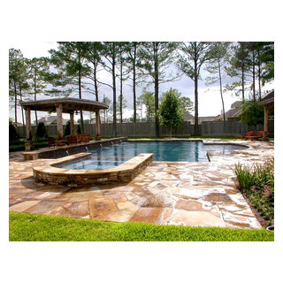 Custom Pool Design Cypress, TX - Traditional - Pool - Houston - by ...