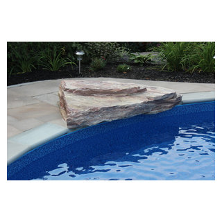 Custom Pool with Diving Rock - Traditional - Pool - Ottawa - by ...