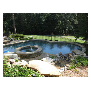 Custom Pools - Moderne - Piscine - Atlanta - par Ocean Blue Pools LLC ...