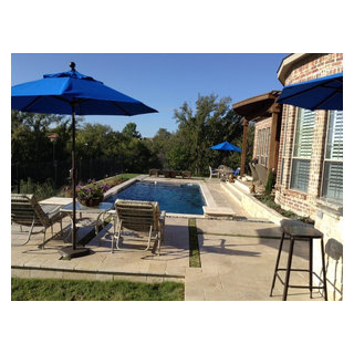 Deans Residence - Geometric Pool - Modern - Pool - Dallas - by Foley ...