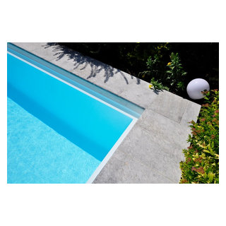 Deep Blue Backyard Bliss - Modern - Pool - New York - by Marmiro Stones ...
