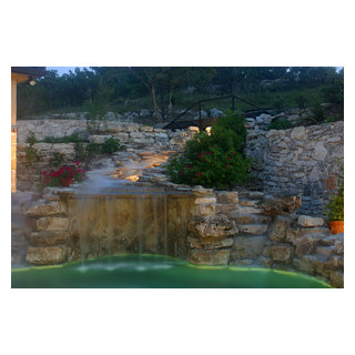 Double Beach Entry Pool - Beach Style - Pool - Austin - by Keith Zars ...