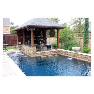 Dry Stack - Custom Swimming Pool - North Richland Hills, TX ...