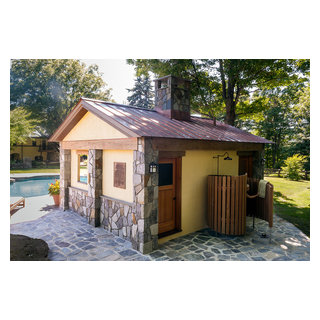 Eagle's Rest Pool House - Traditional - Pool - New York - by HUDSON ...