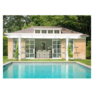 East Hampton Pool House - Contemporary - Pool - New York - by Wettling ...