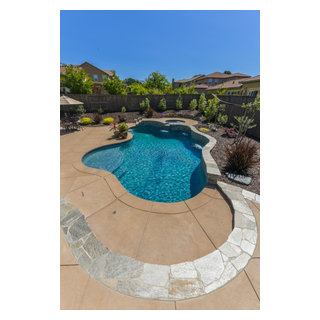 EL Dorado Hills Free Form Pool & Spa - Exotique - Piscine - Sacramento ...