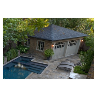 Elegance of Simplicity in a Small Backyard - Contemporary - Pool ...