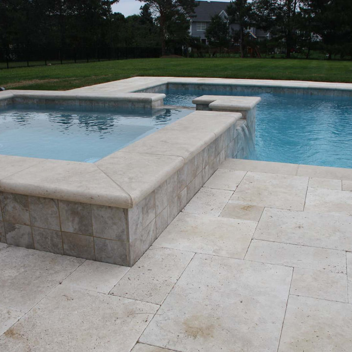 Ivory Travertine Pavers - Photos & Ideas | Houzz
