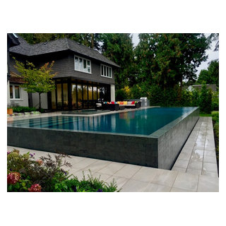 Elevated Infinity - Modern - Pool - Vancouver - by Aloha Pools ...