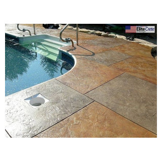 Elite Crete Systems Stamped Overlays - Traditional - Pool - Detroit ...