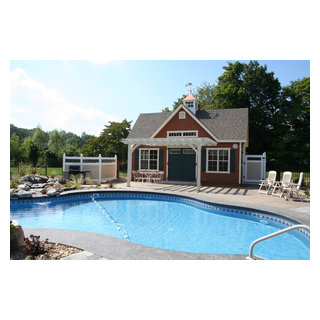 Elite Pool House - Modern - Pool - Boston - by Kloter Farms | Houzz
