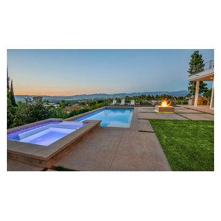 Encino Contemporary - Contemporary - Pool - Los Angeles - by P2 Design ...