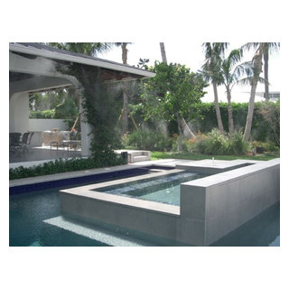 examples of outdoor misting projects - Mediterranean - Pool - Miami ...