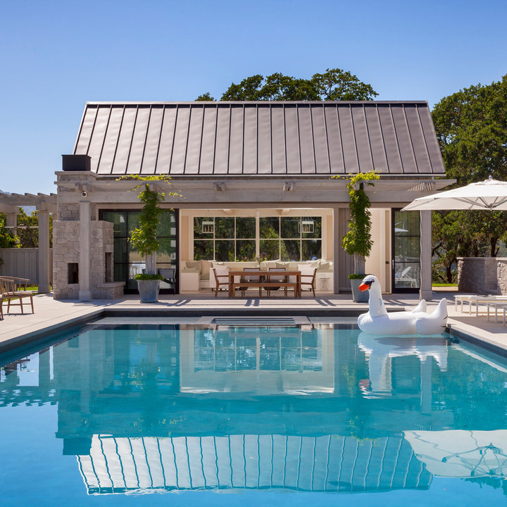 75 Farmhouse Pool House Ideas You'll Love - October, 2025 | Houzz