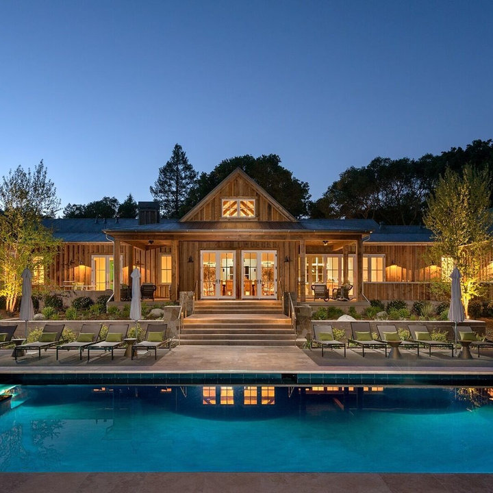 75 Farmhouse Pool Ideas You'll Love - August, 2025 | Houzz