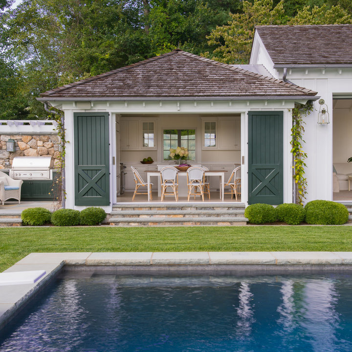 75 Farmhouse Pool House Ideas You'll Love - June, 2022 | Houzz