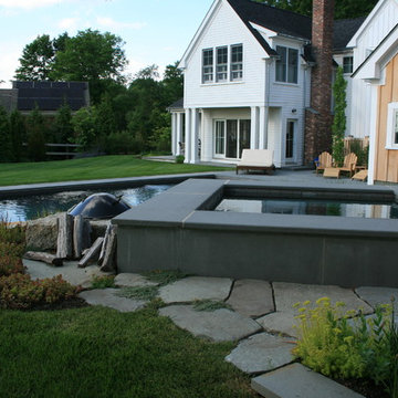75 Farmhouse Courtyard Pool Ideas You'll Love - March, 2024 | Houzz