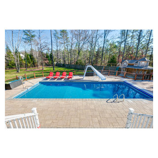 Fiberglass Pool Project in Glen Allen, VA - Traditional - Pool ...