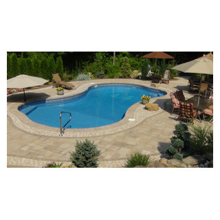 Free Form Inground Pools - Tropical - Pool - New York - by Fuggetta ...