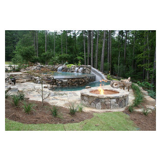 Free Form Pool - Tropical - Pool - Atlanta - by Catalina Pools and ...