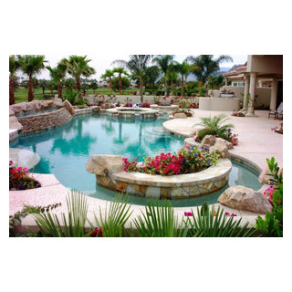 Free Form Pools - Mediterranean - Pool - Other - by Rembrandt Pools ...