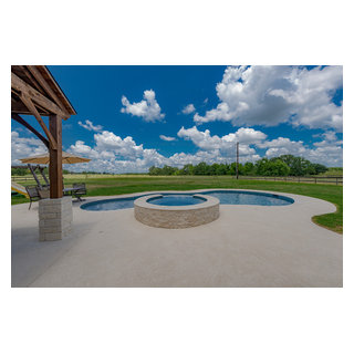 Freeform Pool with Spa and Kool Deck - Traditional - Pool - Other - by ...