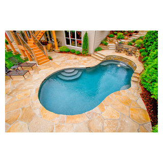 Freeform Pools - Traditional - Pool - St Louis - by Pool Specialists ...