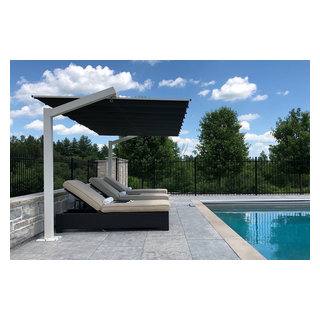 Freestanding Retractable Canopy, Hamilton - Modern - Pool - Toronto ...