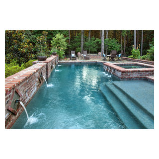 French Country Courtyard - Traditional - Pool - New Orleans - by ...