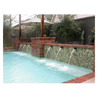 French Style Swimming Pool - Traditional - Pool - Houston - by ...